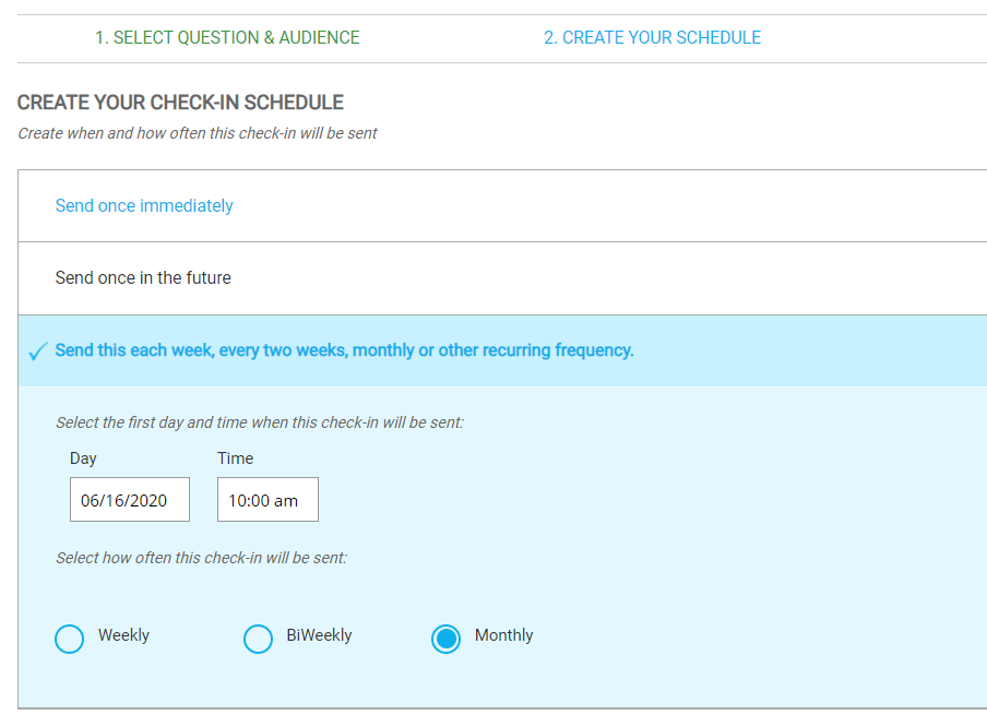 Engage Employees with a Check-In