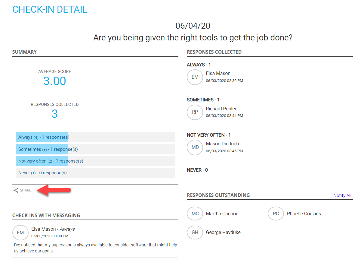 Engage Employees with a Check-In
