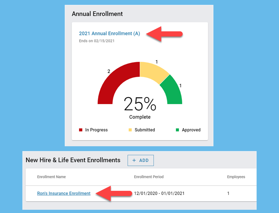 Manage Benefits Enrollment