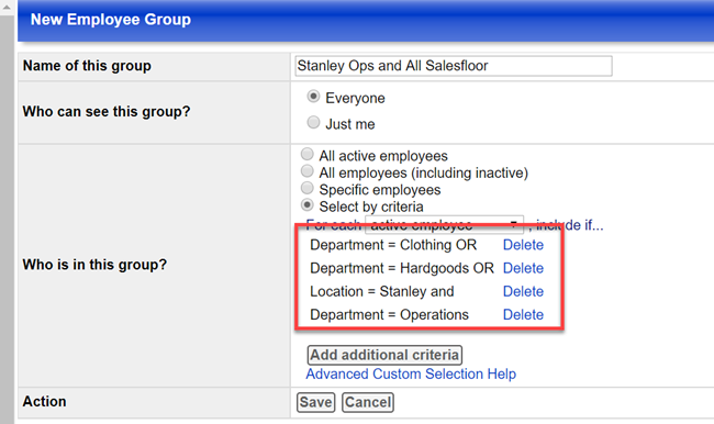 How-To: Create Employee Groups