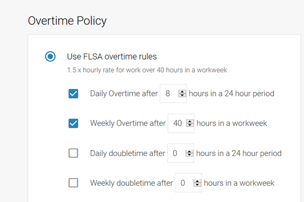 WFH - Overtime Setup