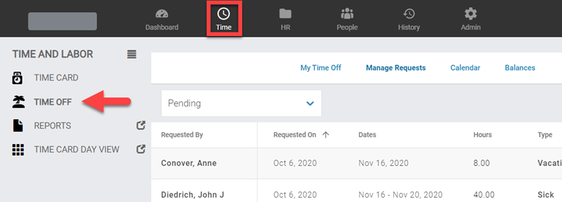Adjust an Employee's Time Off Balance (WFH)