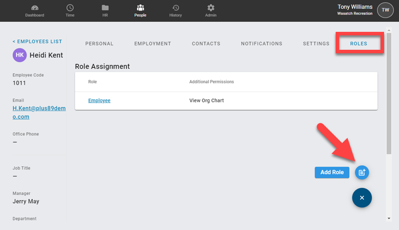 WorkforceHub Roles and Permissions