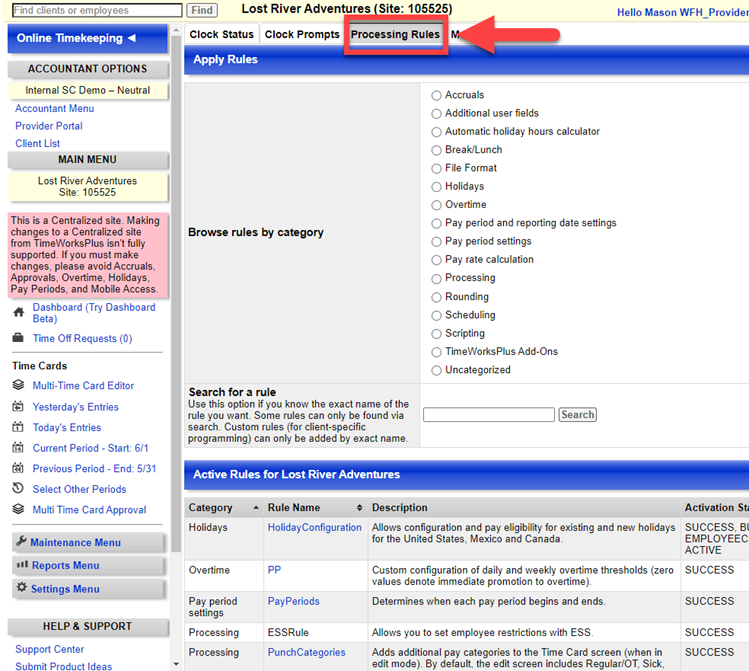 Timekeeping Configuration Guide