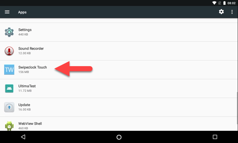 Swipeclock Touch and Vision Kiosk Mode