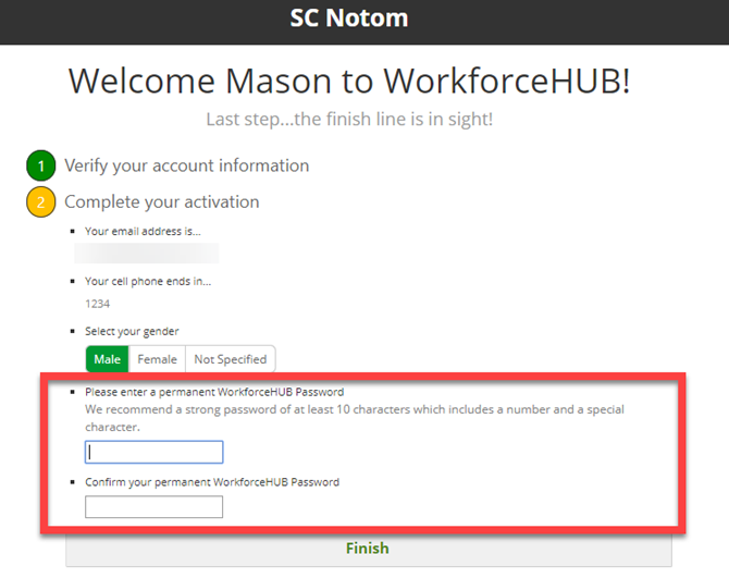 Activate Your WorkforceHub Account