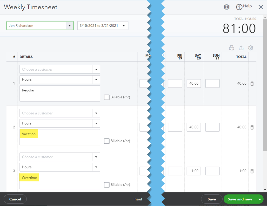 QuickBooks - WorkforceHub Payroll Export