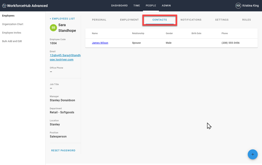 View and Edit Employee Records